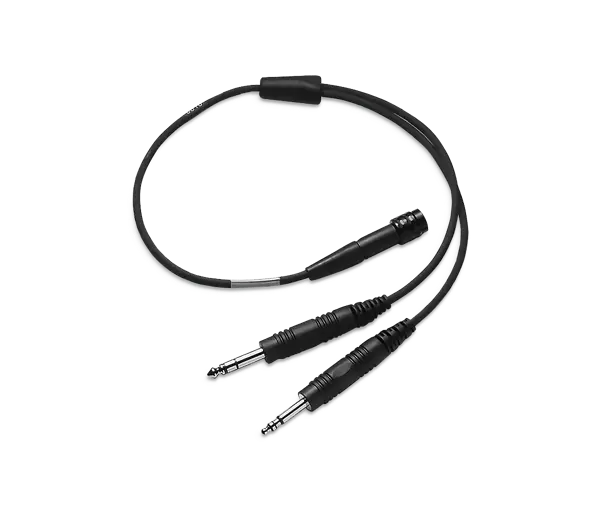 6 pin LEMO to dual plug adapter - Aeronautical Aviation